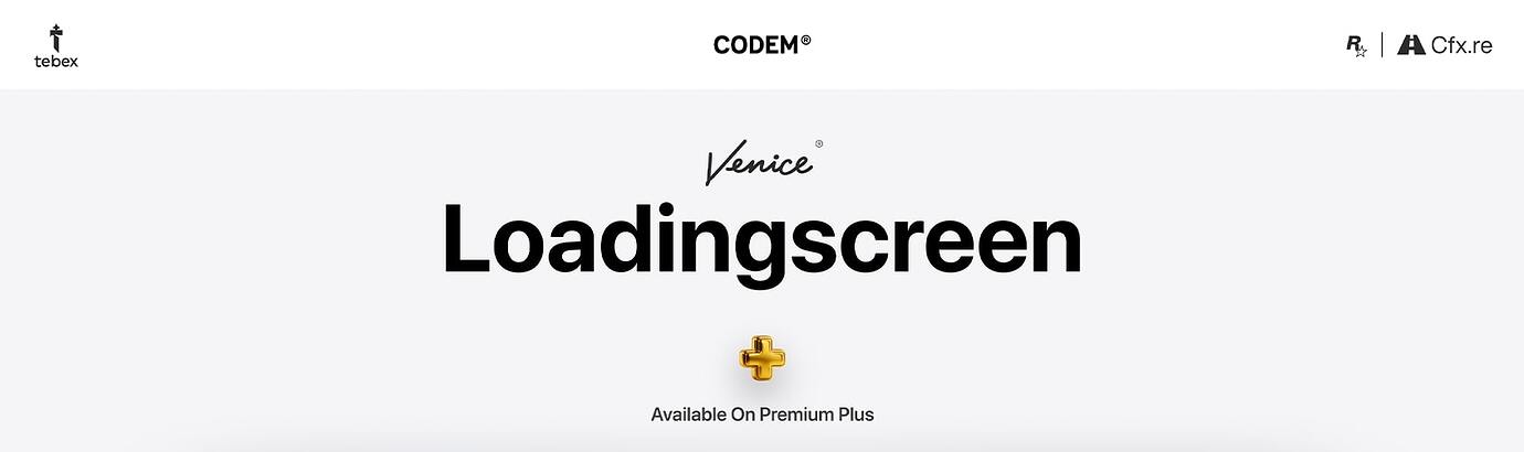 CodeM Venice Loadingscreen ( Advanced Loading Screen ) - STANDALONE ...