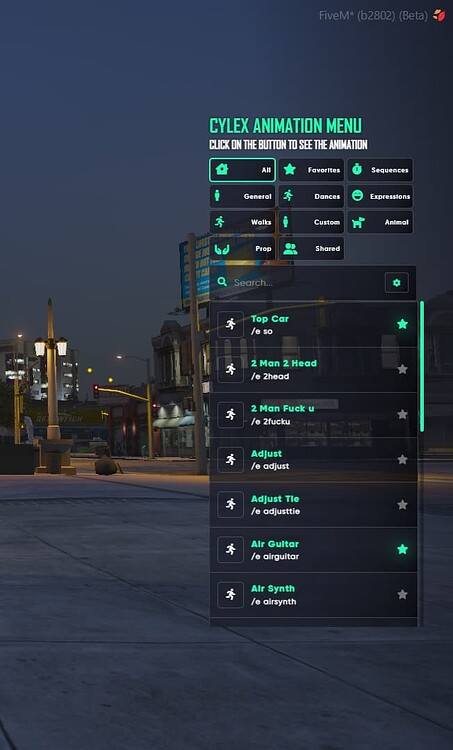 [PAID] [STANDALONE] NEW UI UPDATE! Cylex ANIMATION MENU V2 +6700 EMOTE ...