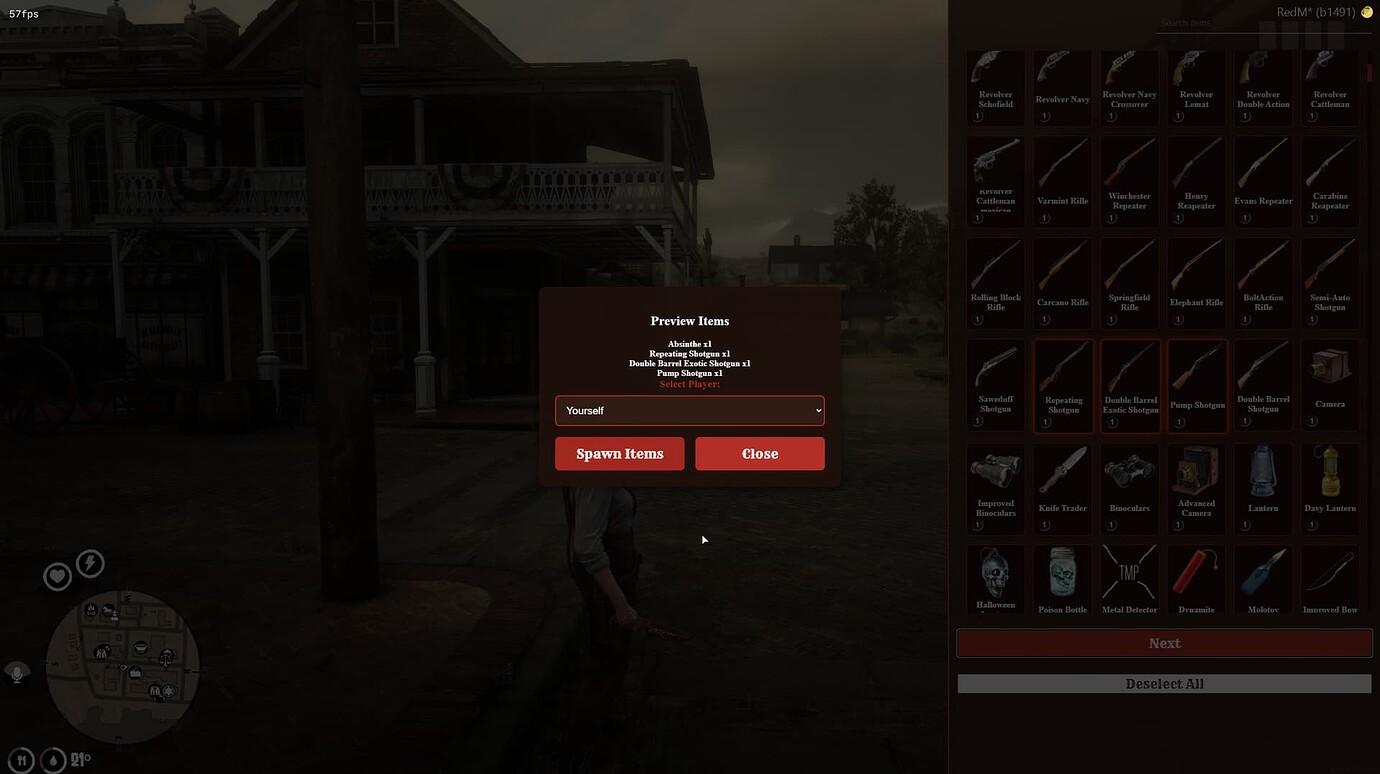 Ez_ItemSpawner | [FREE] [STANDALONE REDM & FIVEM] Item Spawner - RedM Releases - Cfx.re Community