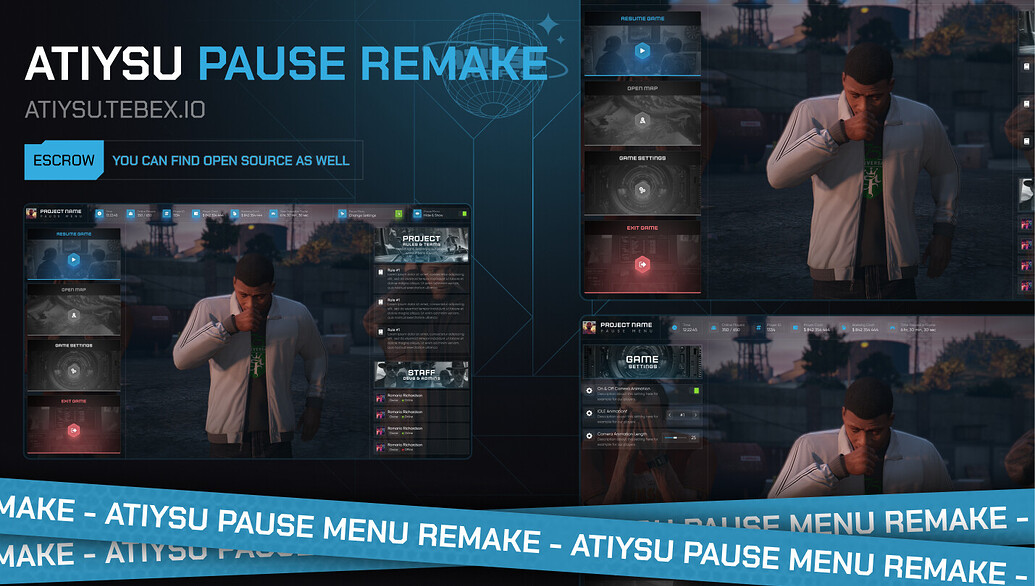 [QBCore & ESX] Advanced Pause Menu - FiveM Releases - Cfx.re Community