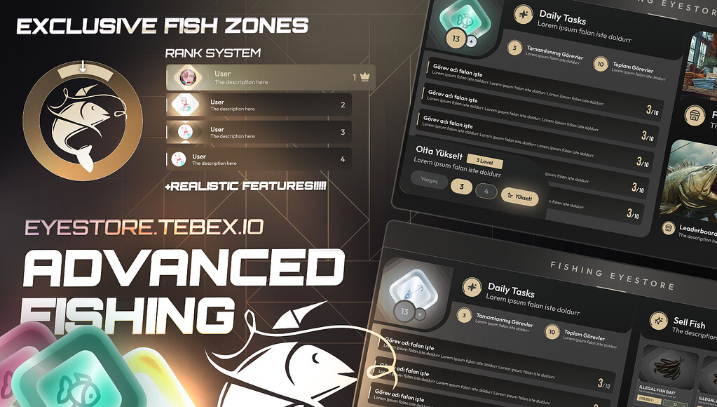 Fishing | Leaderboard, Realistic Hook, Zone System - FiveM Releases - Cfx.re Community