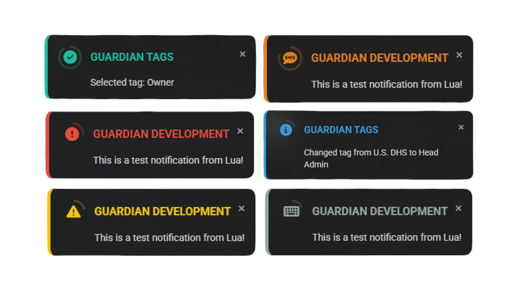 [PAID] Guardian Notification - FiveM Releases - Cfx.re Community
