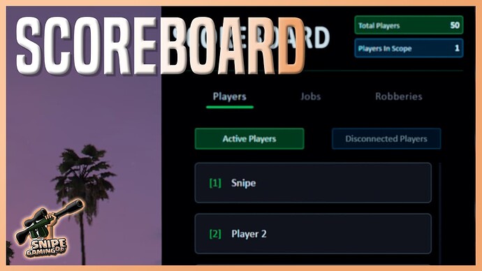 [qbcore][esx] Scoreboard System Fivem Releases Cfx Re Community