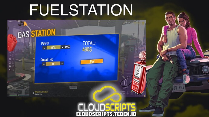 [PAID | ESX | QB] CloudScripts - FuelStation - FiveM Releases - Cfx.re Community