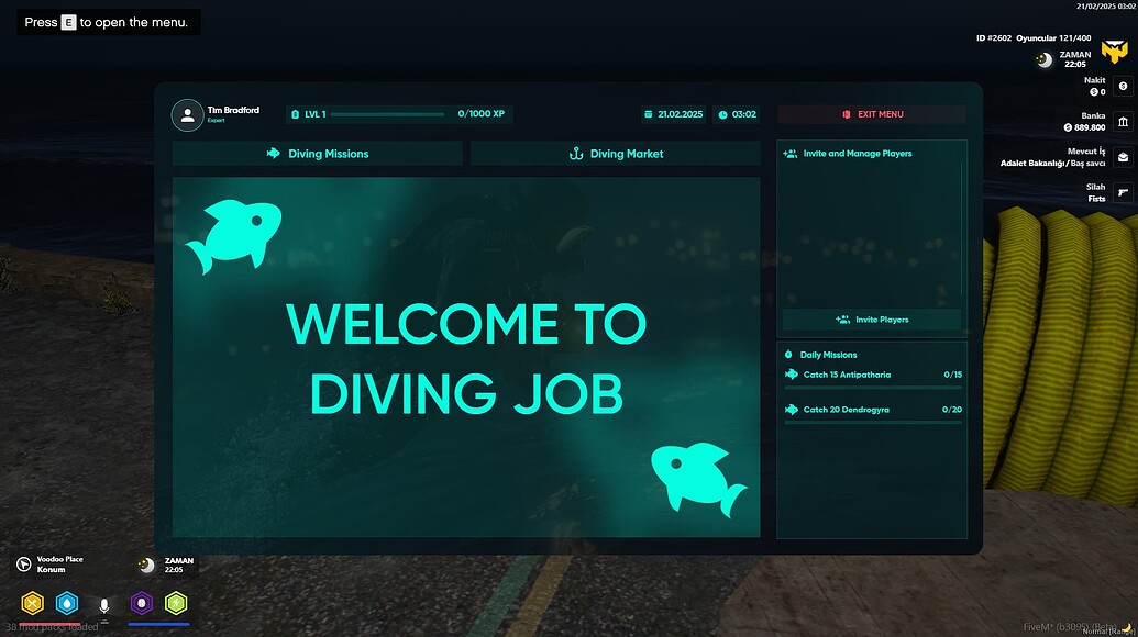 Fast Scripts Fast Diving Multi JOB FiveM [ESX / QBCore / QBox] - FiveM ...