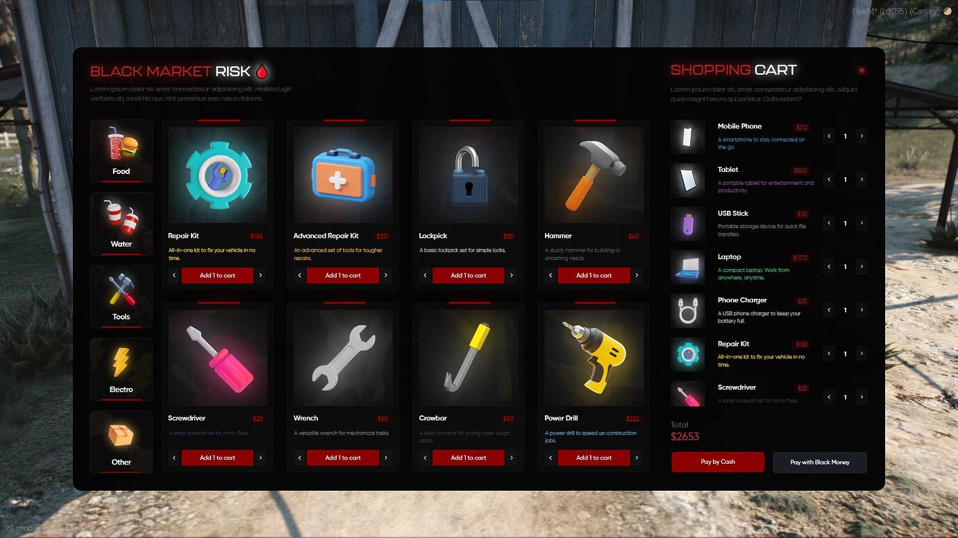 Black Market [ESX, QBCORE, QBOX] - FiveM Releases - Cfx.re Community