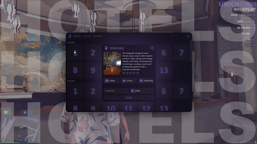 RiP-Hotels | Hotel script with business system - FiveM Releases - Cfx ...