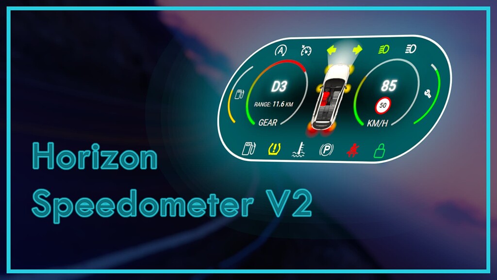 [STANDALONE] Horizon Speedometer V2 - FiveM Releases - Cfx.re Community