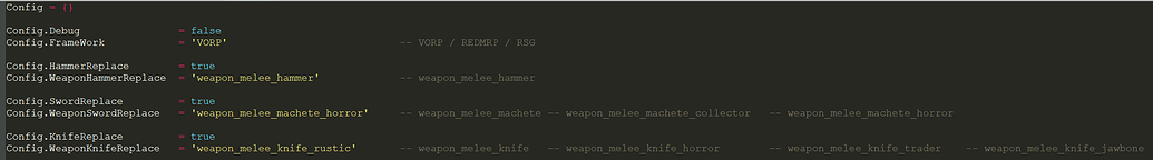 Custom Melee Weapons [VORP][REDEMRP][RSG] - RedM Releases - Cfx.re ...