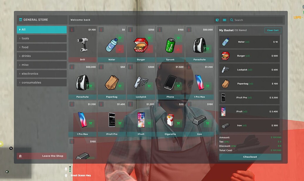 Advanced Shops V2 (QB/QBox/ESX) - FiveM Shops with Coupons, Passwords ...