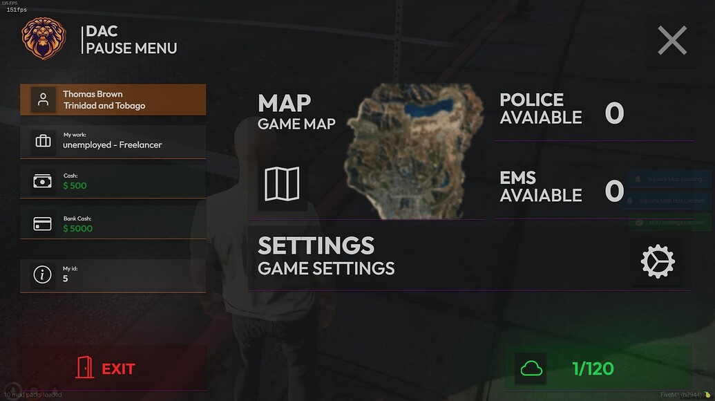 [RELEASE][FREE][QB-CORE] Dac Pause Menu FiveM - FiveM Releases - Cfx.re ...