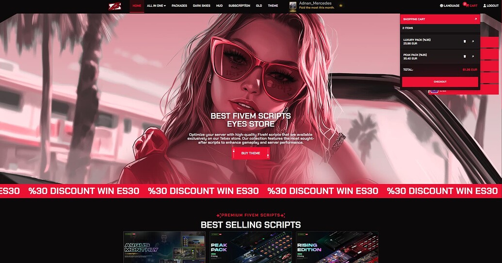 Tebex Template Webstore - FiveM Releases - Cfx.re Community