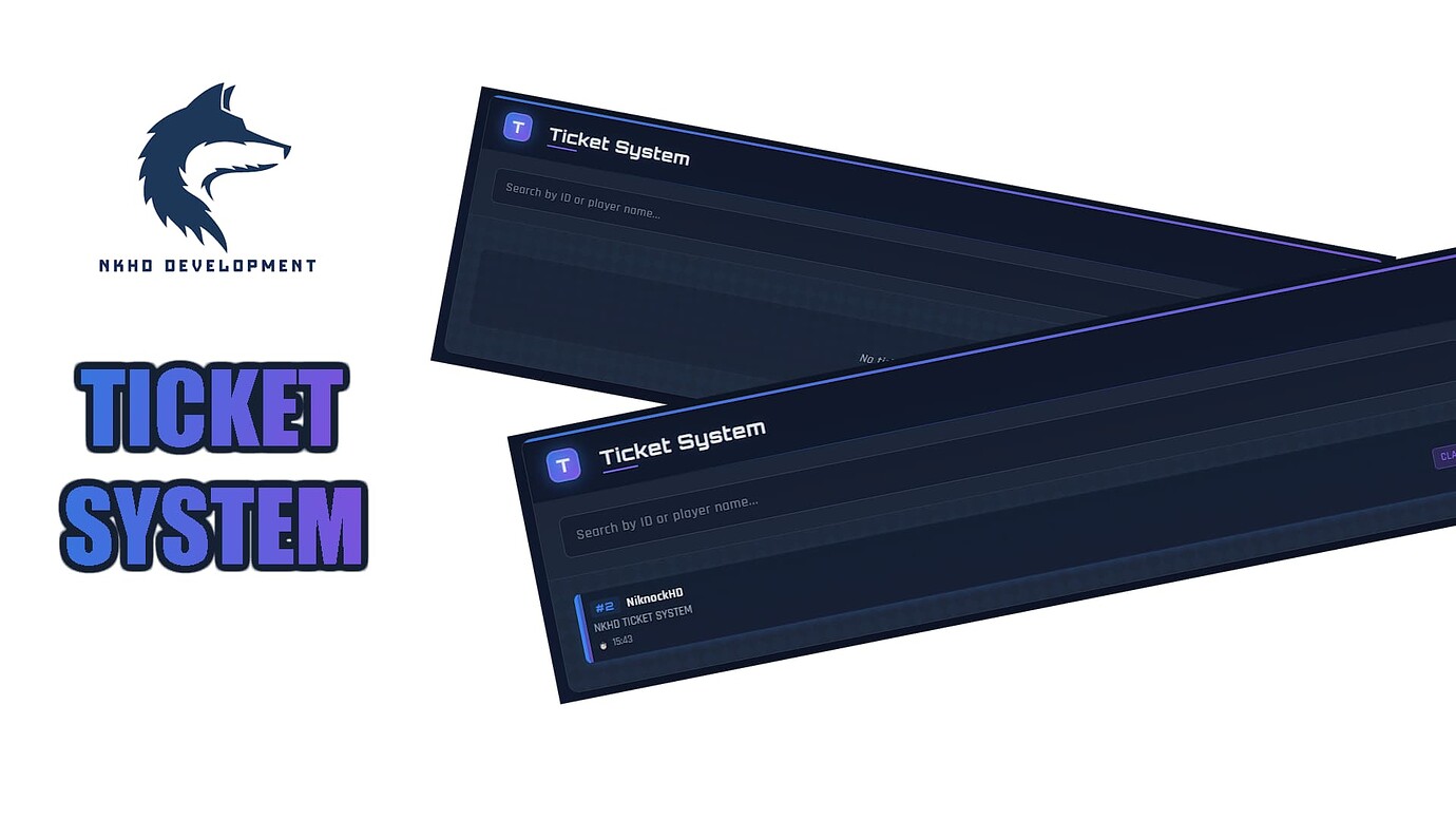[FREE] NKHD Ticket System - FiveM Releases - Cfx.re Community