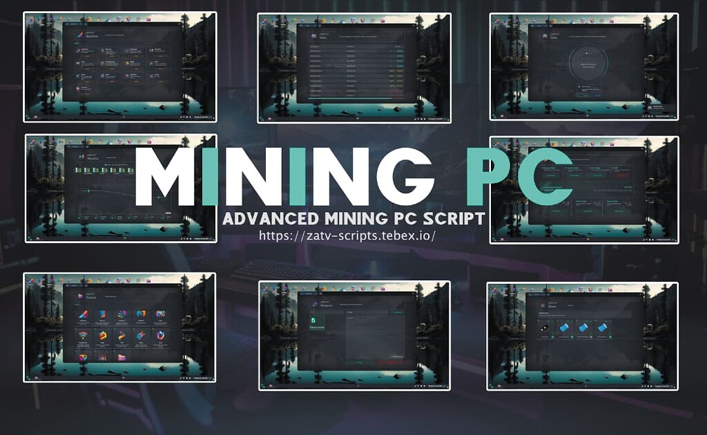 [ZaT-SCRIPTS][QBCore/ESX] FIVEM ADVANCED MINING PC - FiveM Releases - Cfx.re Community
