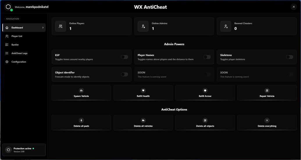 [PAID] WX AntiCheat - "The only AntiCheat you'll ever need" - FiveM Search