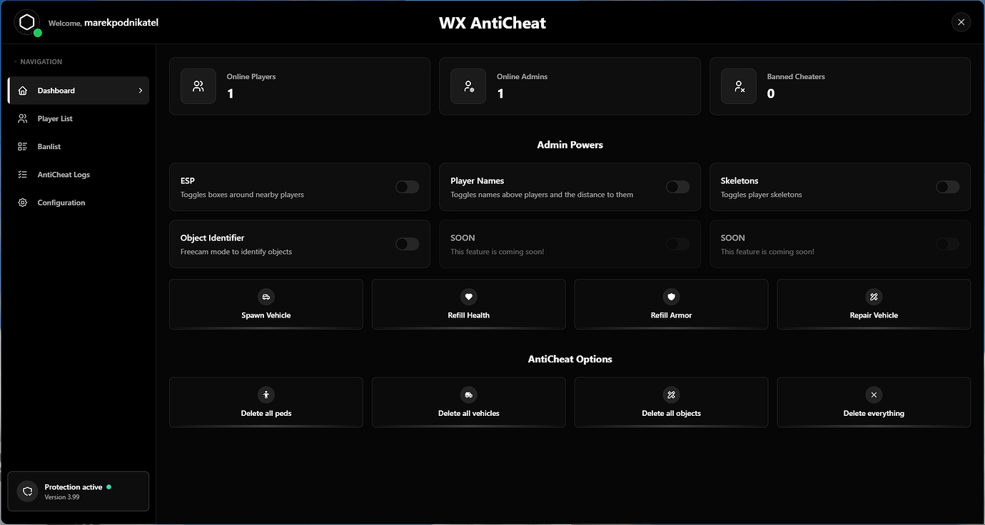 [PAID] WX AntiCheat - "The only AntiCheat you'll ever need" - FiveM Search