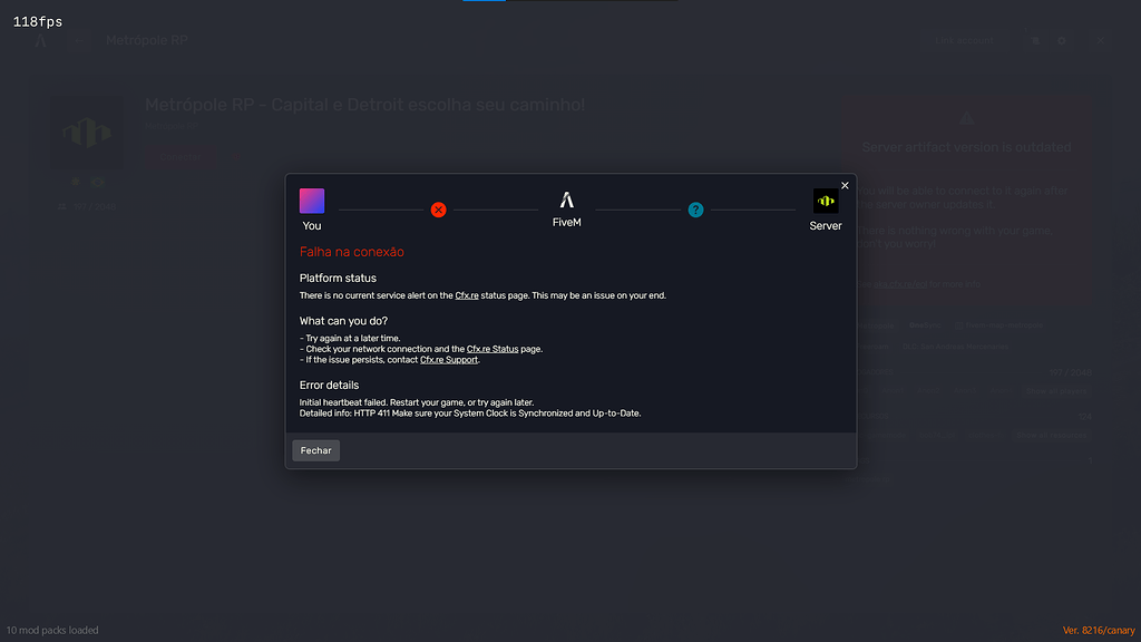 Problem logging into any server - FiveM Client Support - Cfx.re Community