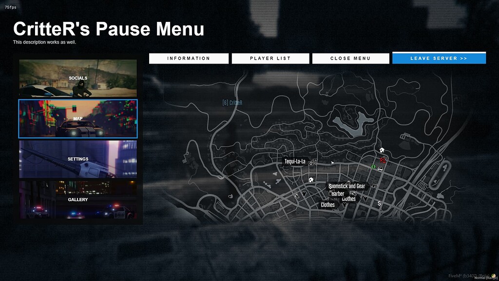 [FREE] CritteR's Vanilla-like NUI Pause Menu - FiveM Releases - Cfx.re ...