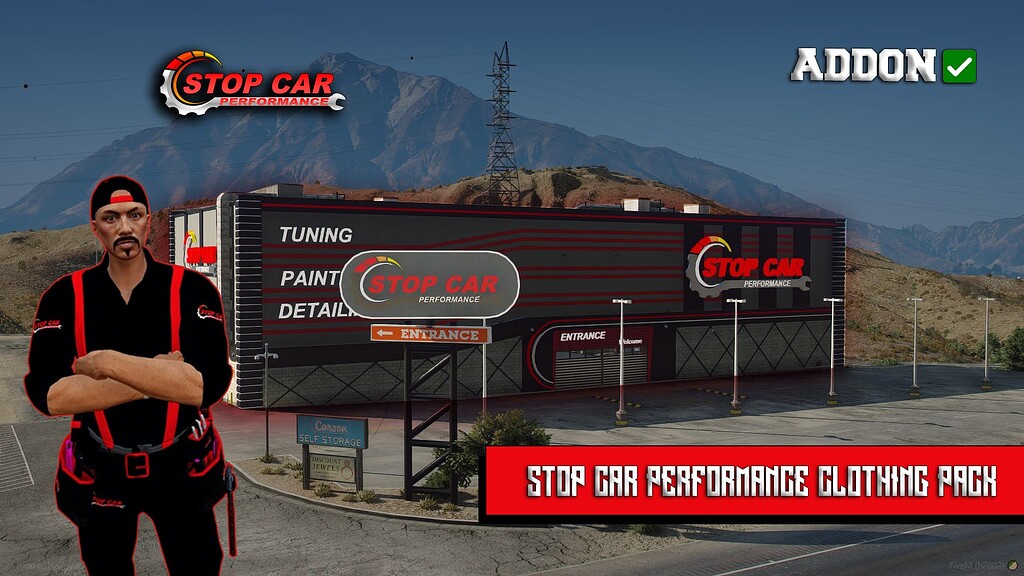 [CLOTHES] [ADDON] - Stop Car Performance Mechanic Outfit Pack - FiveM Releases - Cfx.re Community