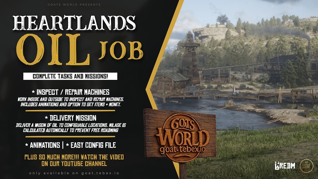 Heartlands Oil Job - RedM Releases - Cfx.re Community