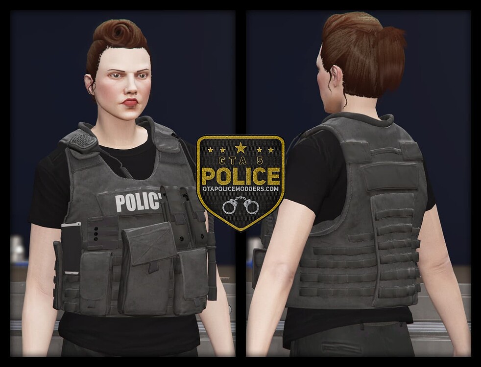 [PAID] Police Swat Style Vest (Female) - FiveM Search