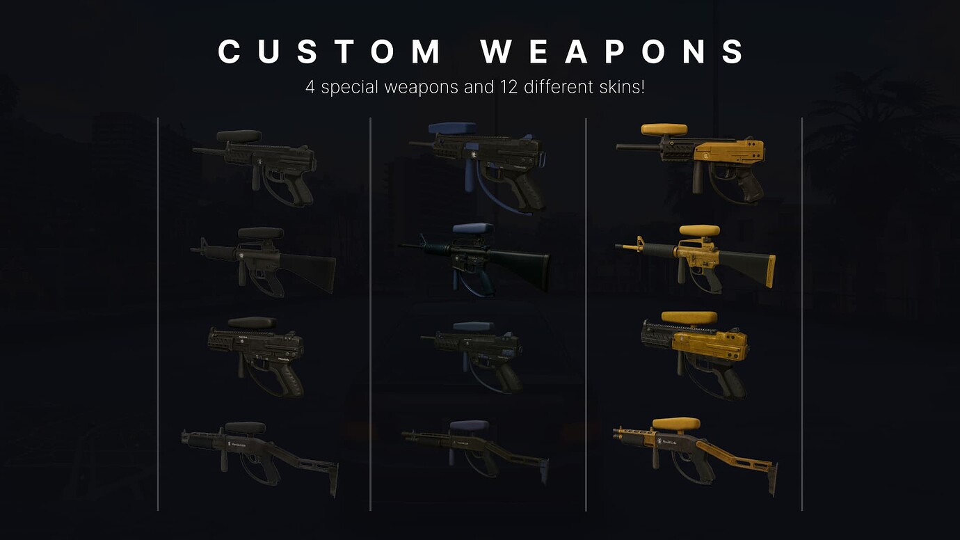 Advanced Paintball V2 | Custom Weapons & Game Modes - FiveM Releases ...