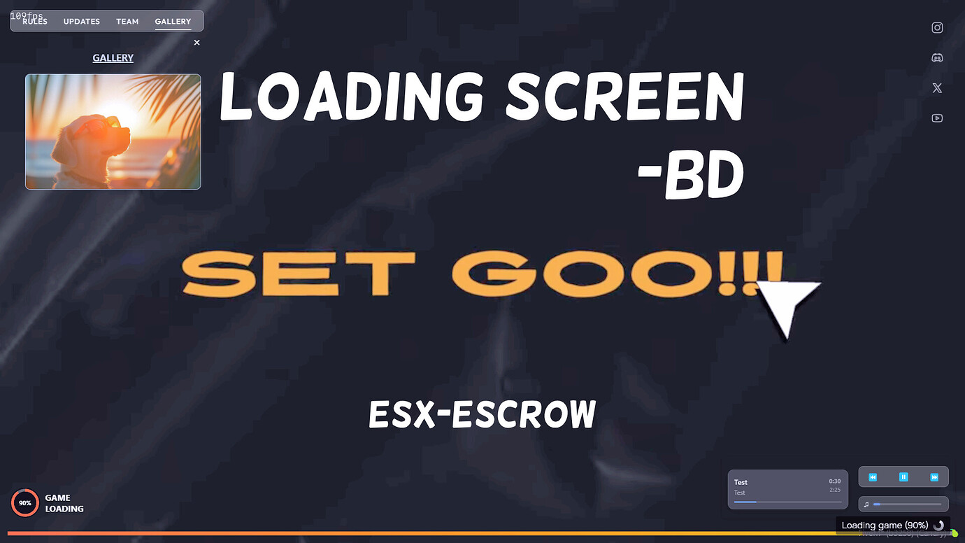 Fivem Loading Screen ESX - FiveM Releases - Cfx.re Community