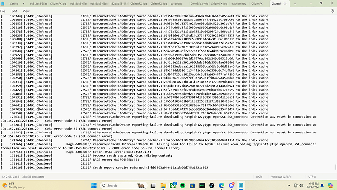 rage error 0x1f045e58:441 - RedM Client Support - Cfx.re Community