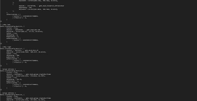 Need Help With Gabz Doorlock and ox-doorlock - Resource Support - Cfx ...