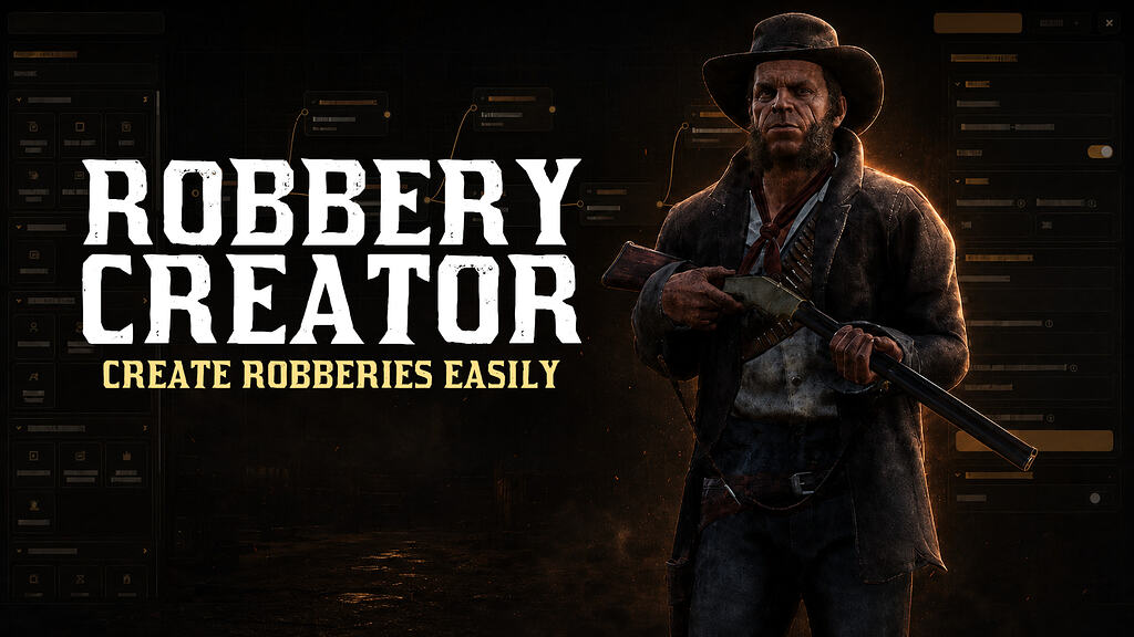 [PAID] [VORP/RSG] Robbery Creator - InGame robbery & heist creator ...