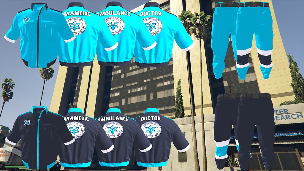 Mount Zonah Paramedic Uniforms Male and Female [Lore Friendly] - FiveM ...