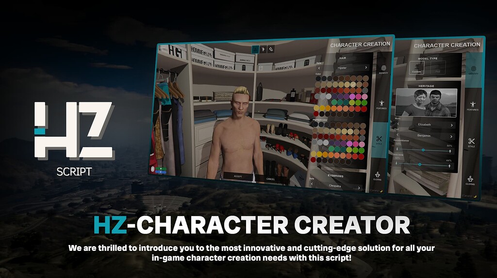 HZ Character Creator QB - FiveM Releases - Cfx.re Community