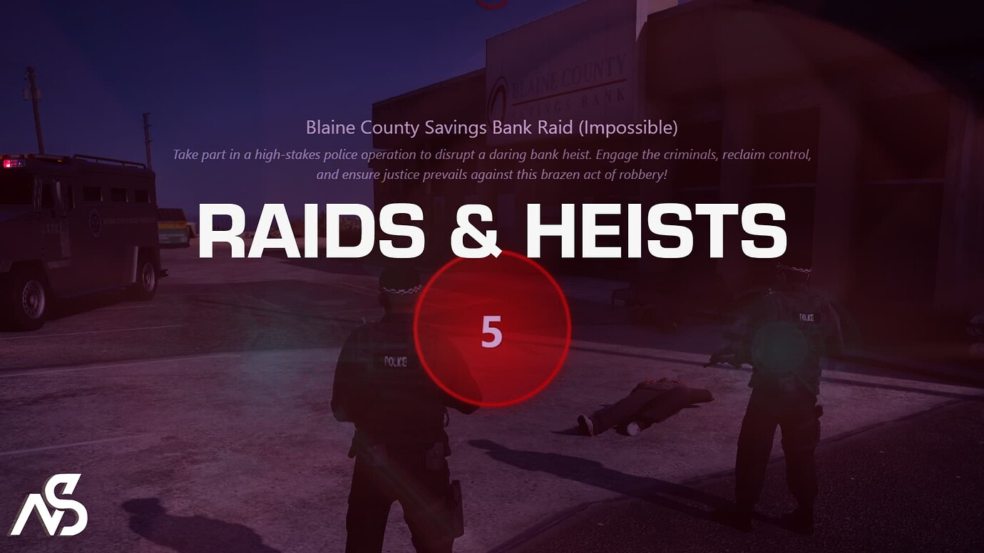 [PAID] Raids & Heists (Configurable, customizable) - FiveM Releases ...