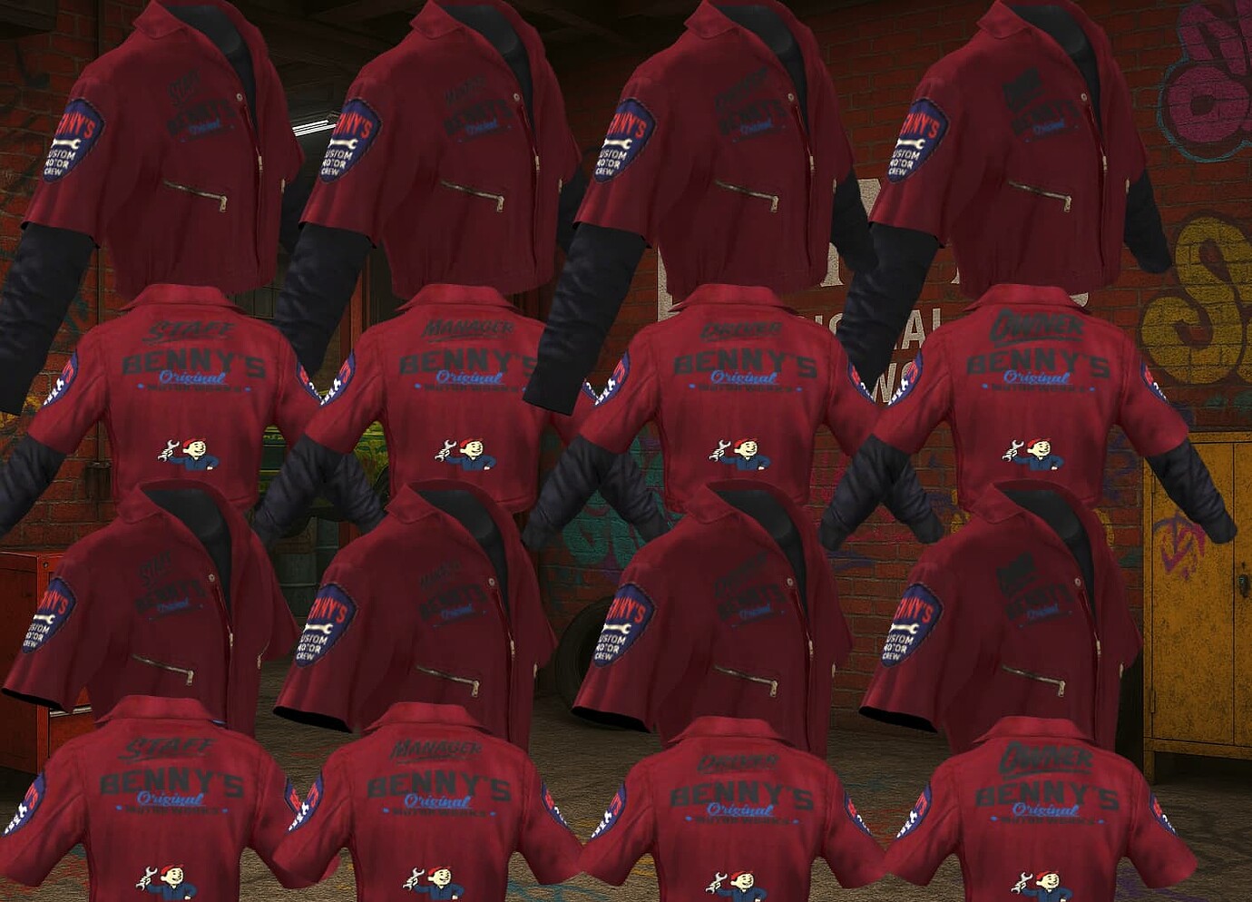 🔧 Benny’s Mechanic Outfits – FiveM Clothing Pack (new Update 100% ...