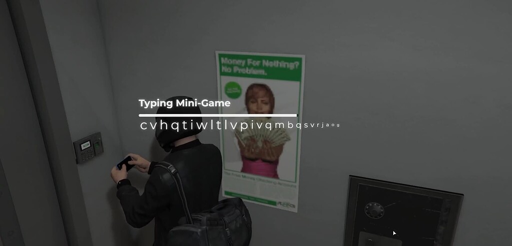 Interactive MiniGame for heists (interactive typing mini game) - FiveM ...