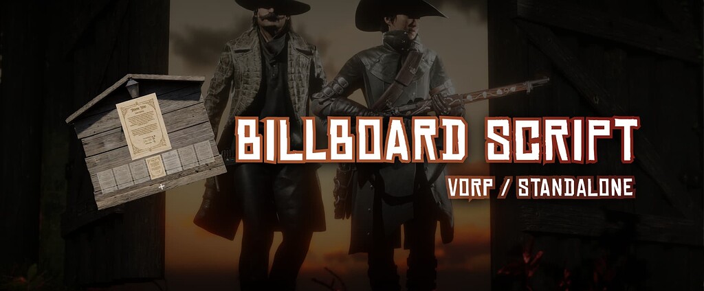 Billboard Script [VORP / Standalone] - RedM Releases - Cfx.re Community