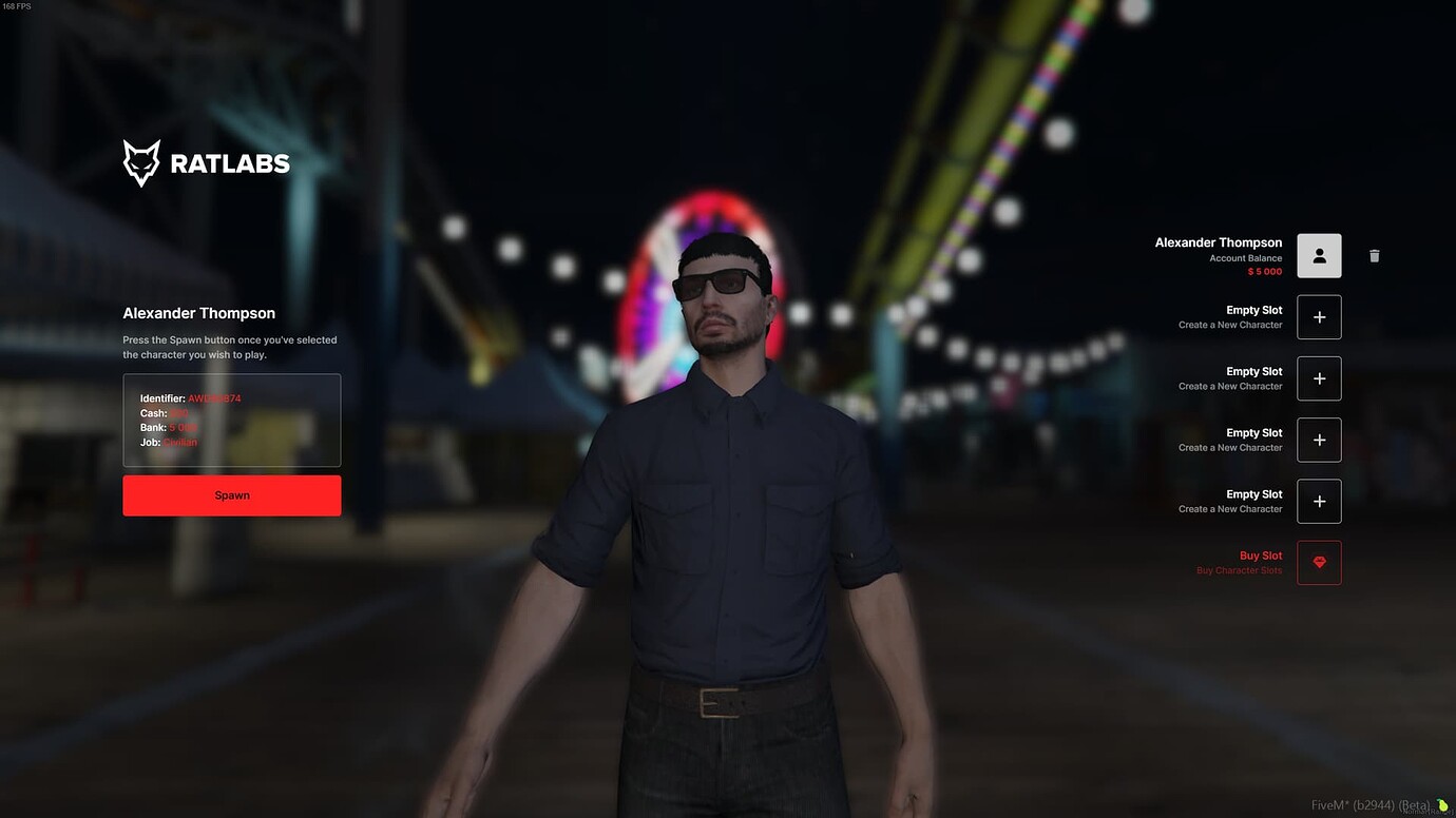 [QBCore] RAT-LOGIN - A Multicharacter Selection Script for FiveM ...