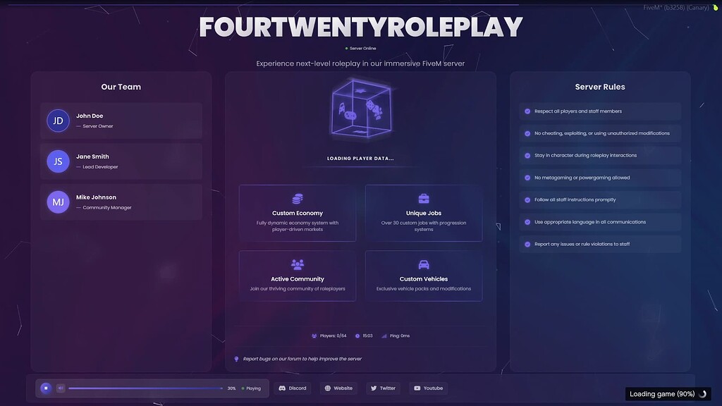 🔥 EPIC Loading Screen v2.0 is HERE! | By FourTwentyDevs - FiveM ...