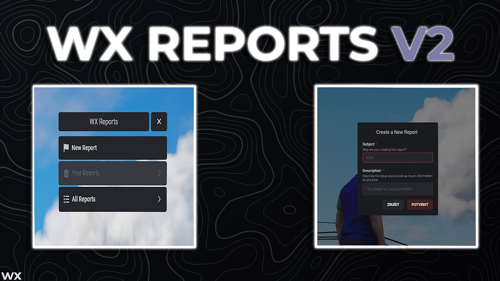 [FREE] [OX] WX Reports V2 - Advanced report system with ox_lib ...