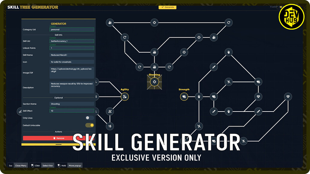 [STANDALONE/ESX/QB] Skill Tree - FiveM Releases - Cfx.re Community