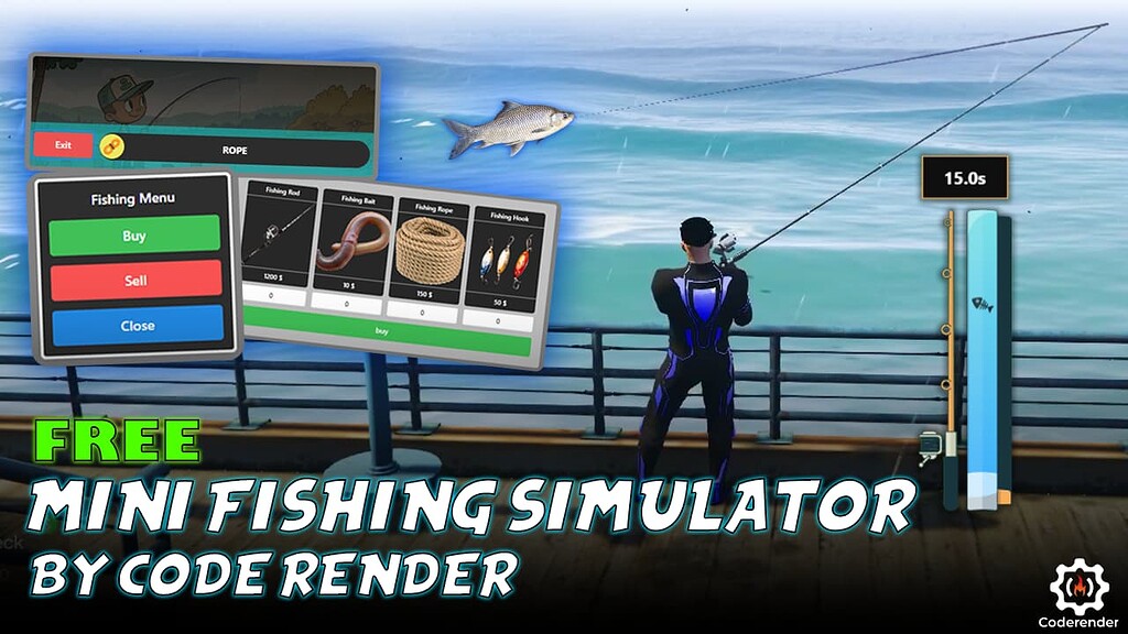 CR - Mini Fishing Simulator script (ESX/QBCore/Qbox) - FiveM Releases ...