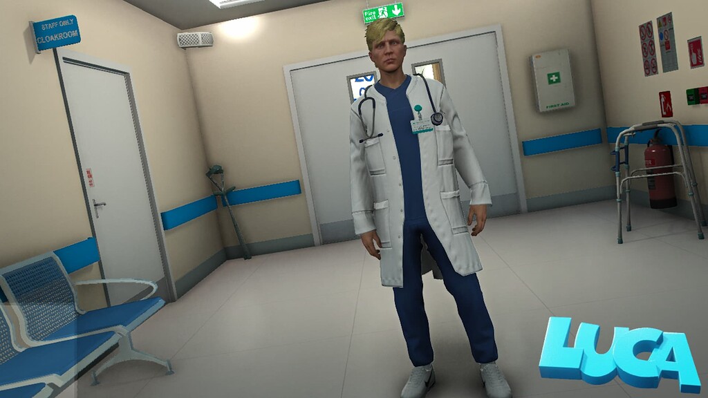 Luca German Hospital Uniform - FiveM Releases - Cfx.re Community