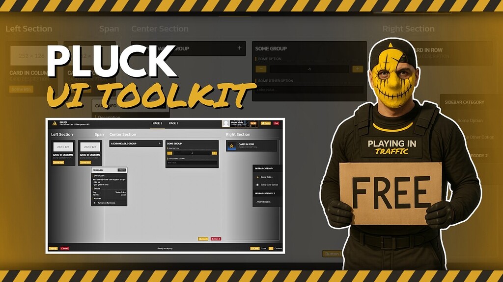 PLUCK - Predefined LUA UI Component Kit - FiveM Releases - Cfx.re Community