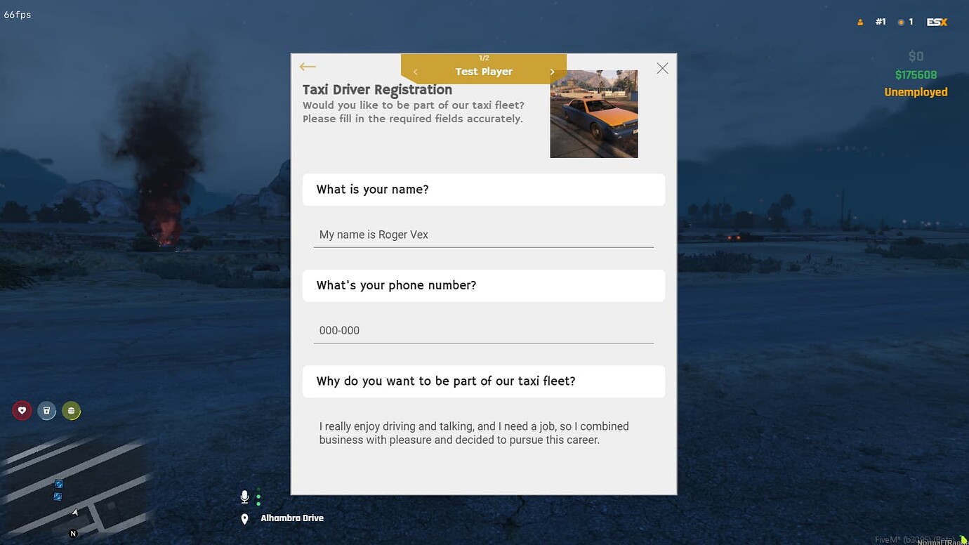 Forms in Game [ ESX / QBCore / VRP / Standalone ] [ PAID ] - FiveM ...