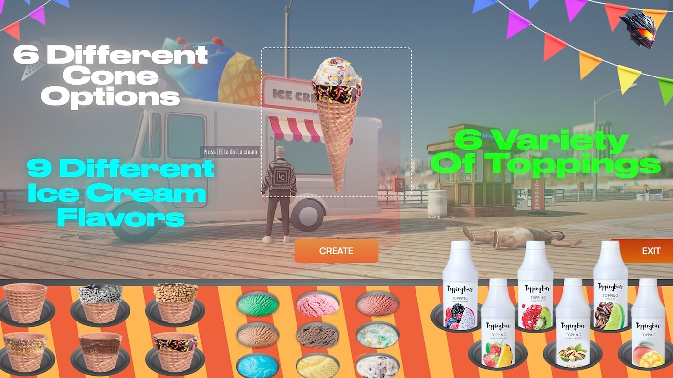 [PAID] [STANDALONE, QB, ESX] Ice Cream Maker - FiveM Releases - Cfx.re ...