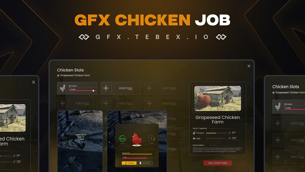 GFX Chicken Farm Job Script - FiveM Releases - Cfx.re Community