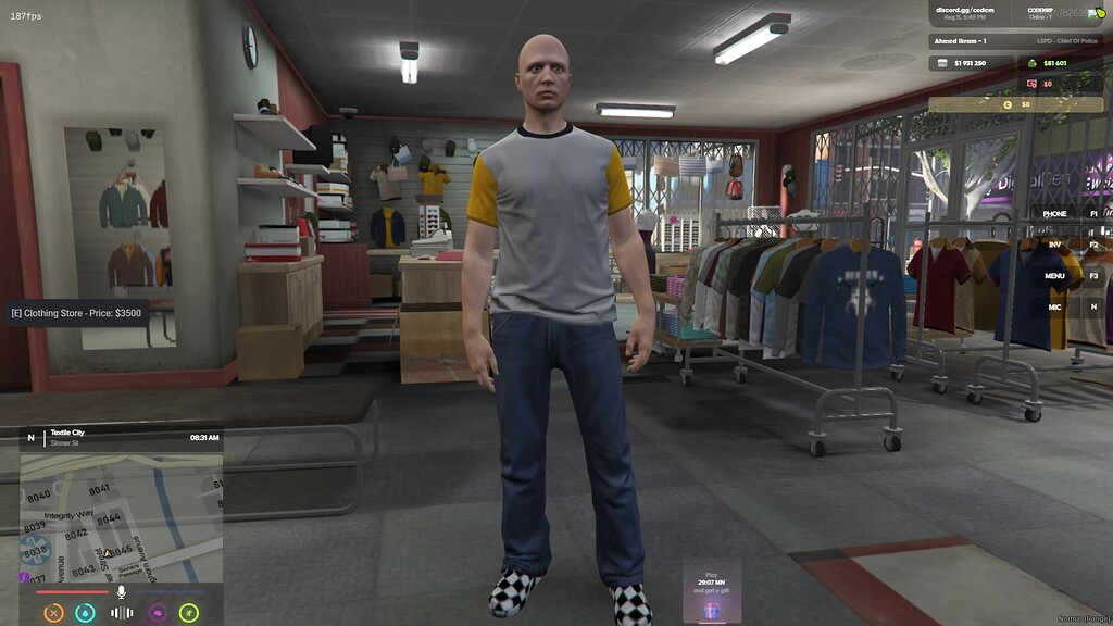 FiveM ESX illenium clothing - Server Discussion - Cfx.re Community