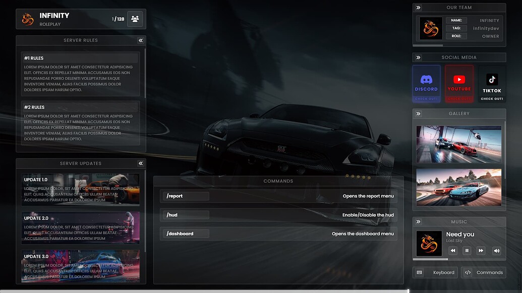 [ESX] [QBCORE] Infinity - Advanced Loading Screen - FiveM Releases ...