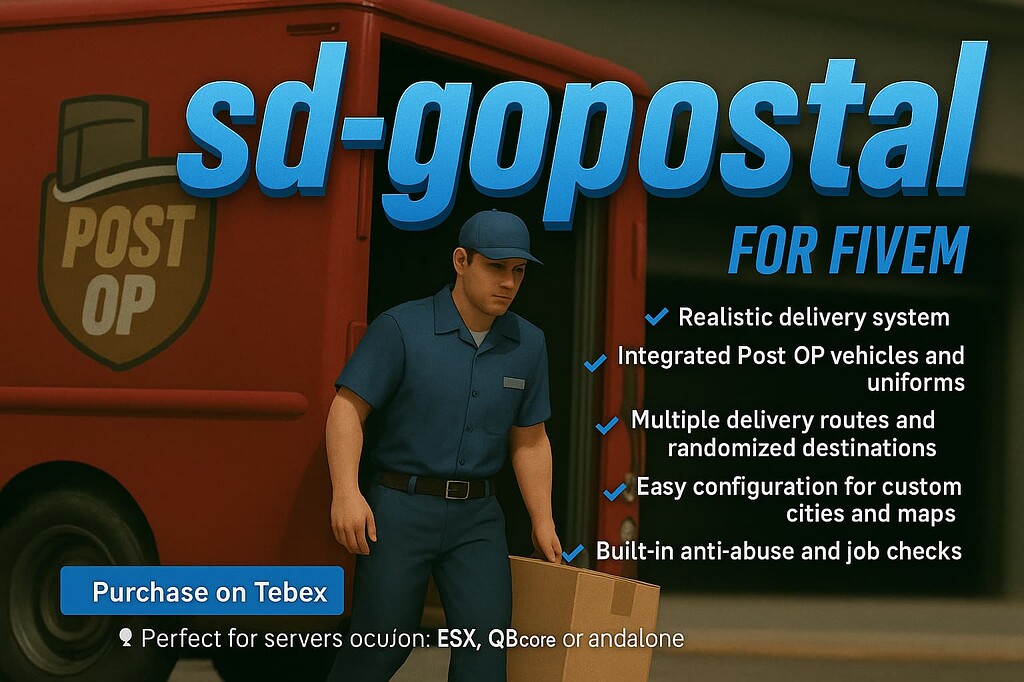 [PAID][STANDALONE] GoPostal Job — The Ultimate Parcel Delivery ...