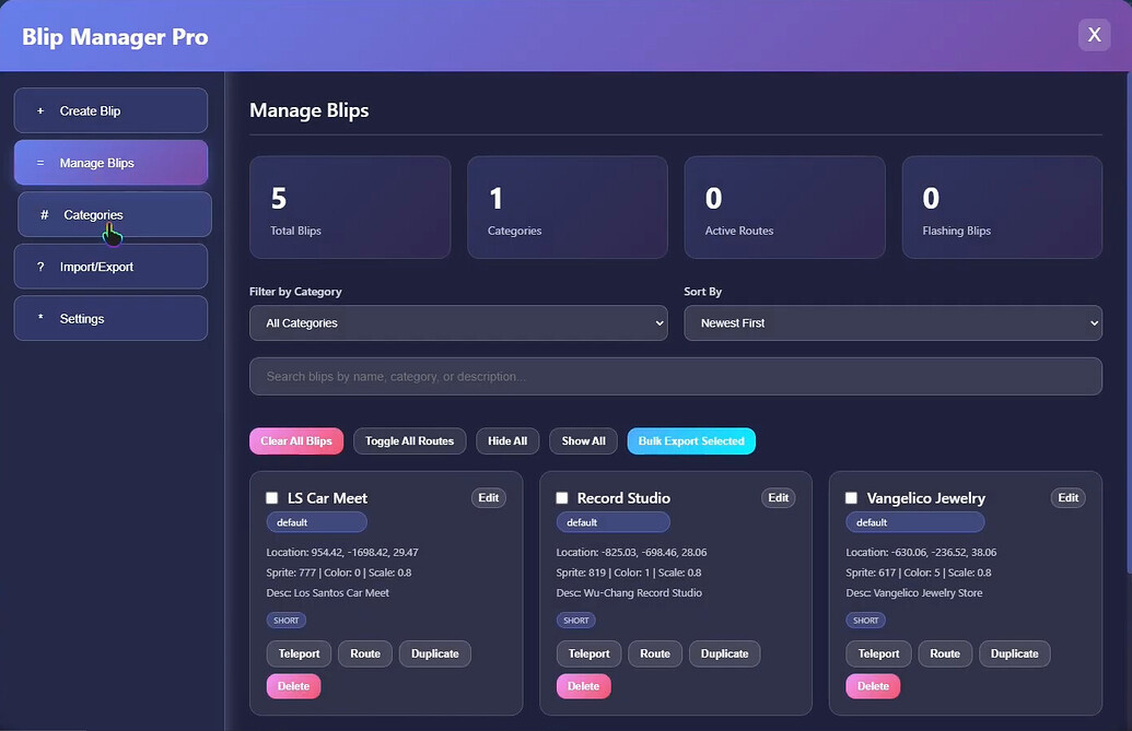Kray Scripts - Blip Manager Pro - FiveM Releases - Cfx.re Community